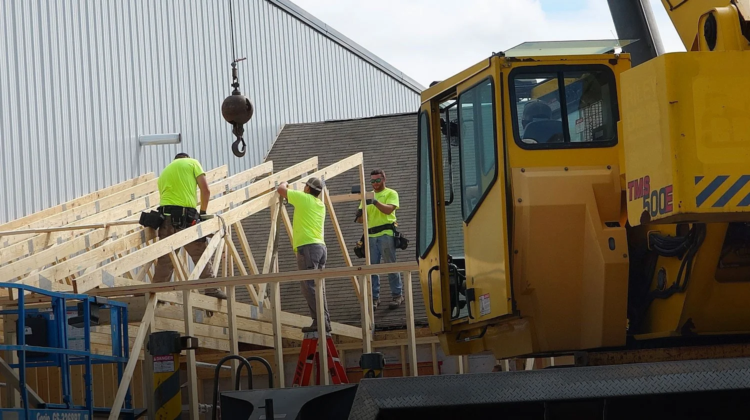 Crane Service — Joe Riley Construction, Inc.