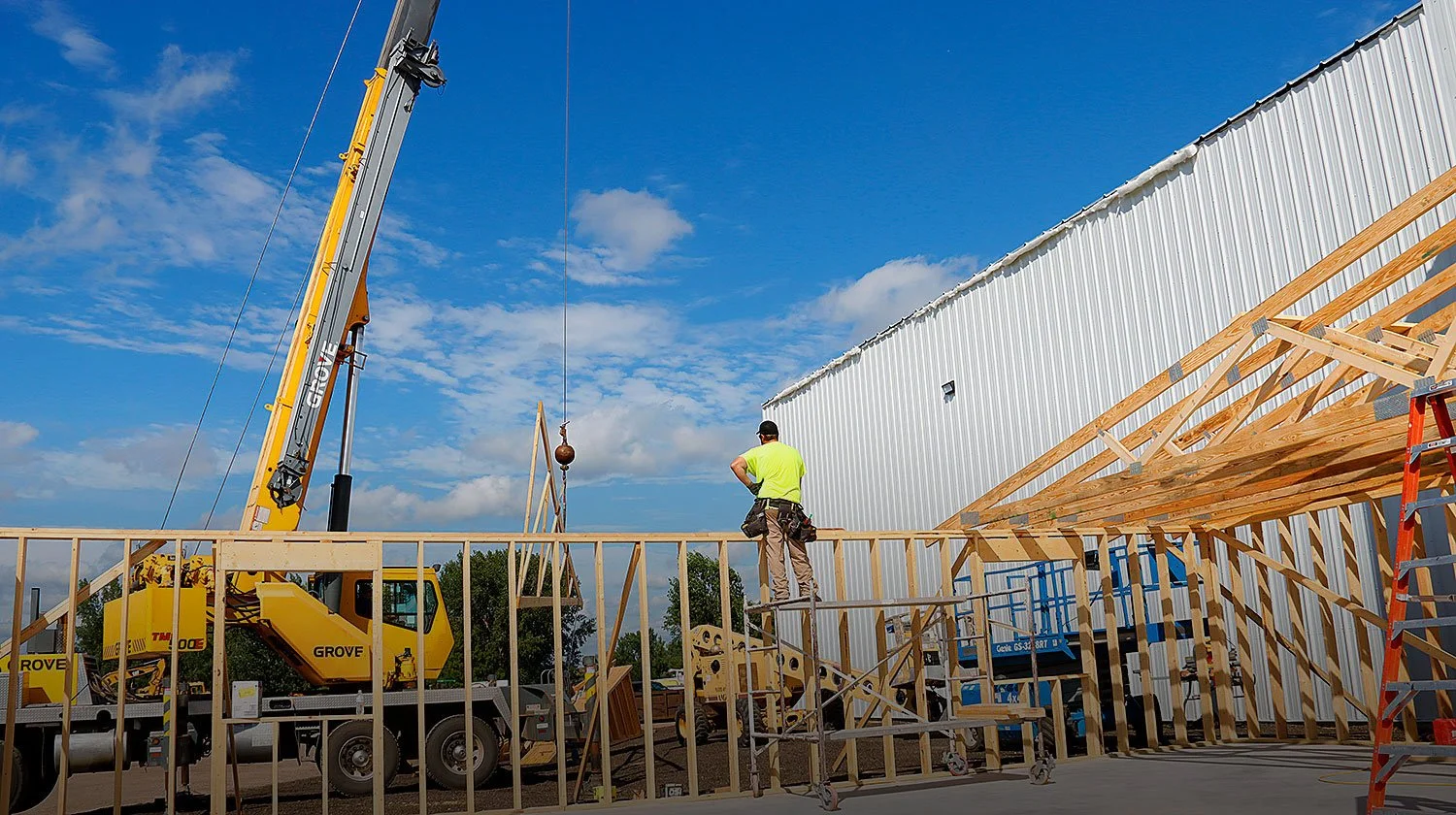 Crane Service — Joe Riley Construction, Inc.