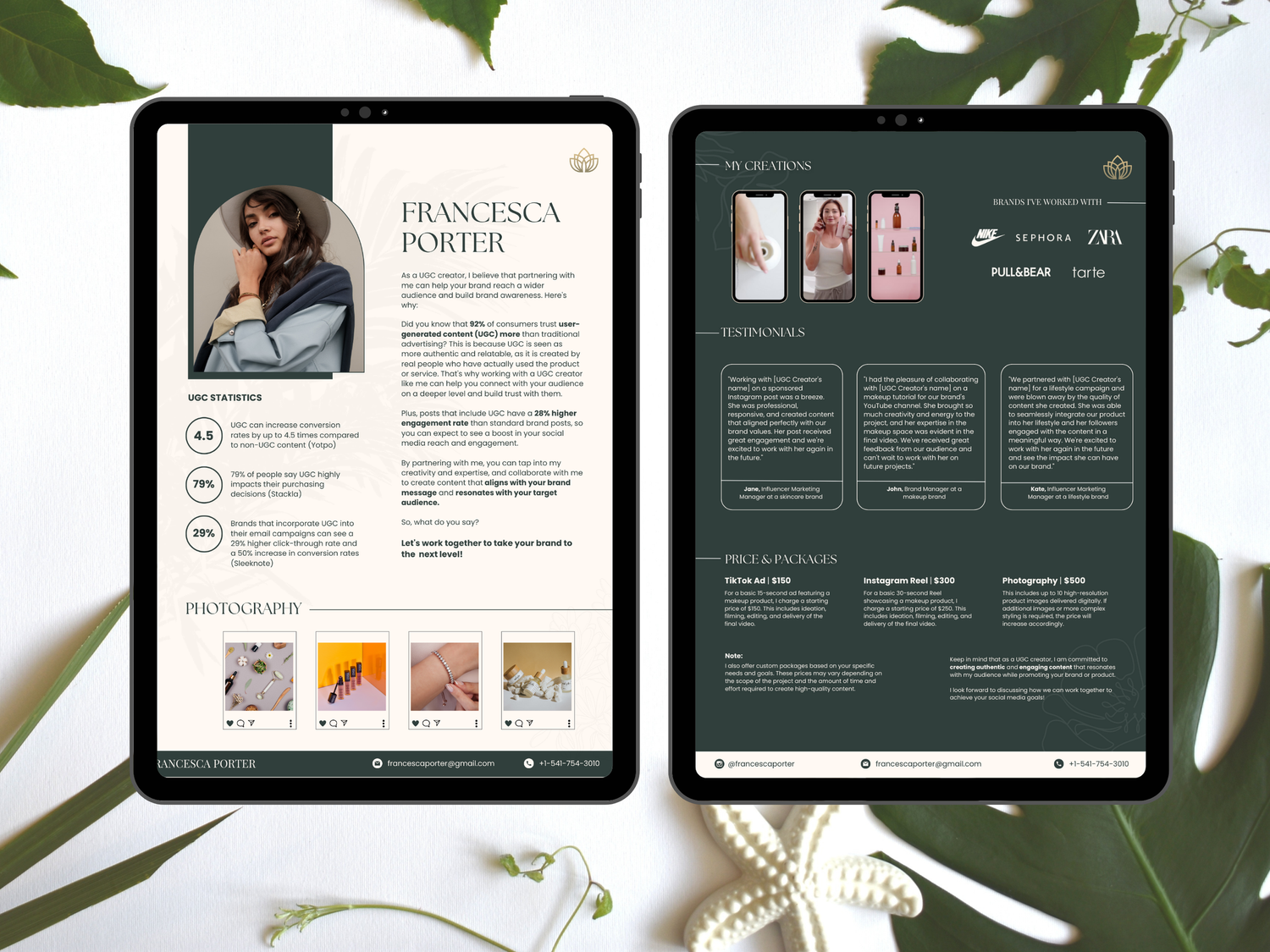 How to Create a UGC Portfolio - The Coffee Date — The Coffee Date