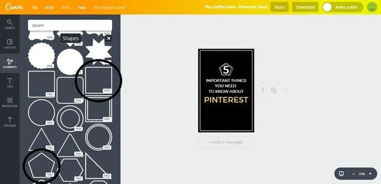 How to create unique Pinterest Graphics with Canva? — The Coffee Date