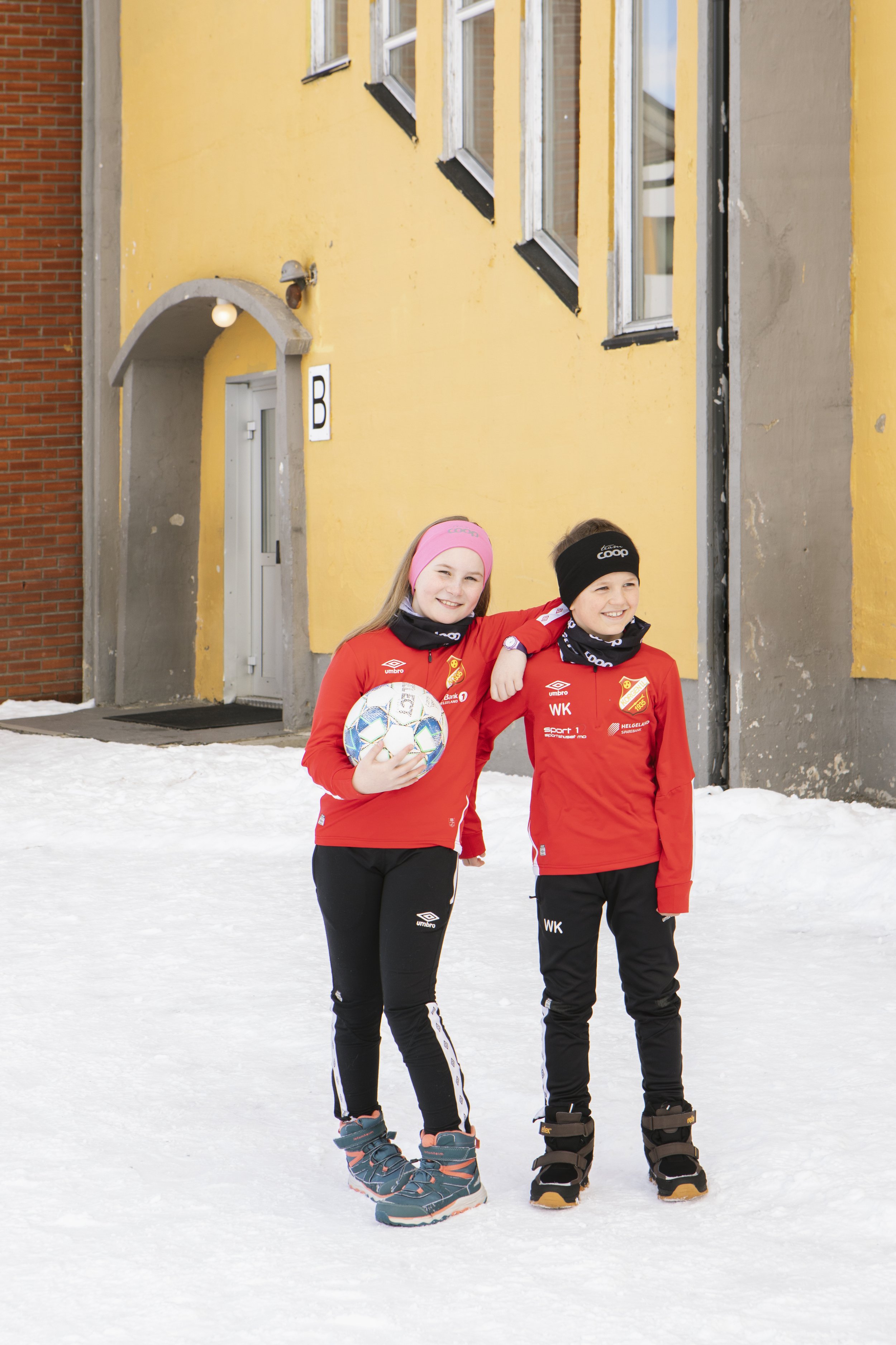 Willas og Hedda på Korgen IL — Coop Nordland