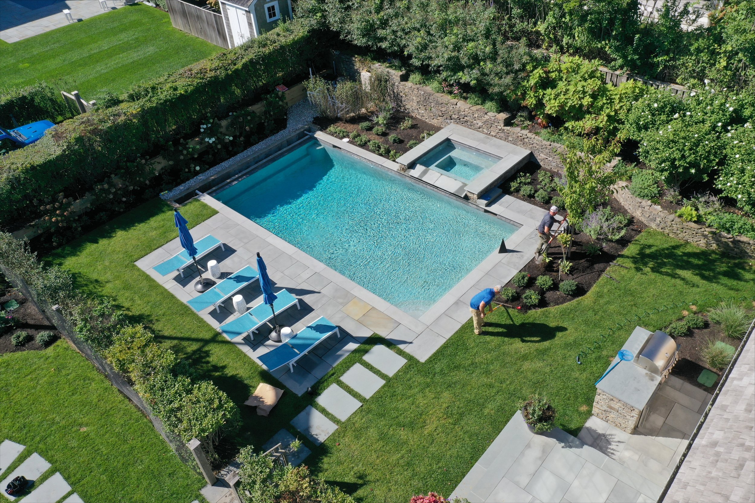 Blue Water Pools and Spas Inc. | Cape Cod, MA | Custom In-Ground Pool ...