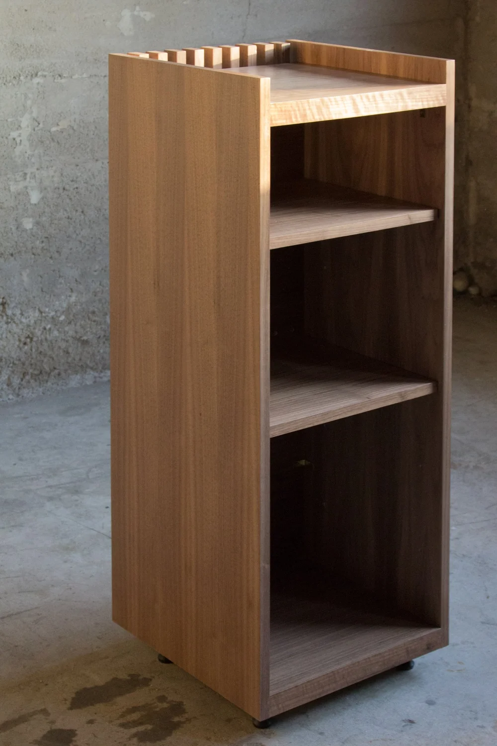 Wood slat host stand made in Detroit — SYNECDOCHE: a boldly curious ...