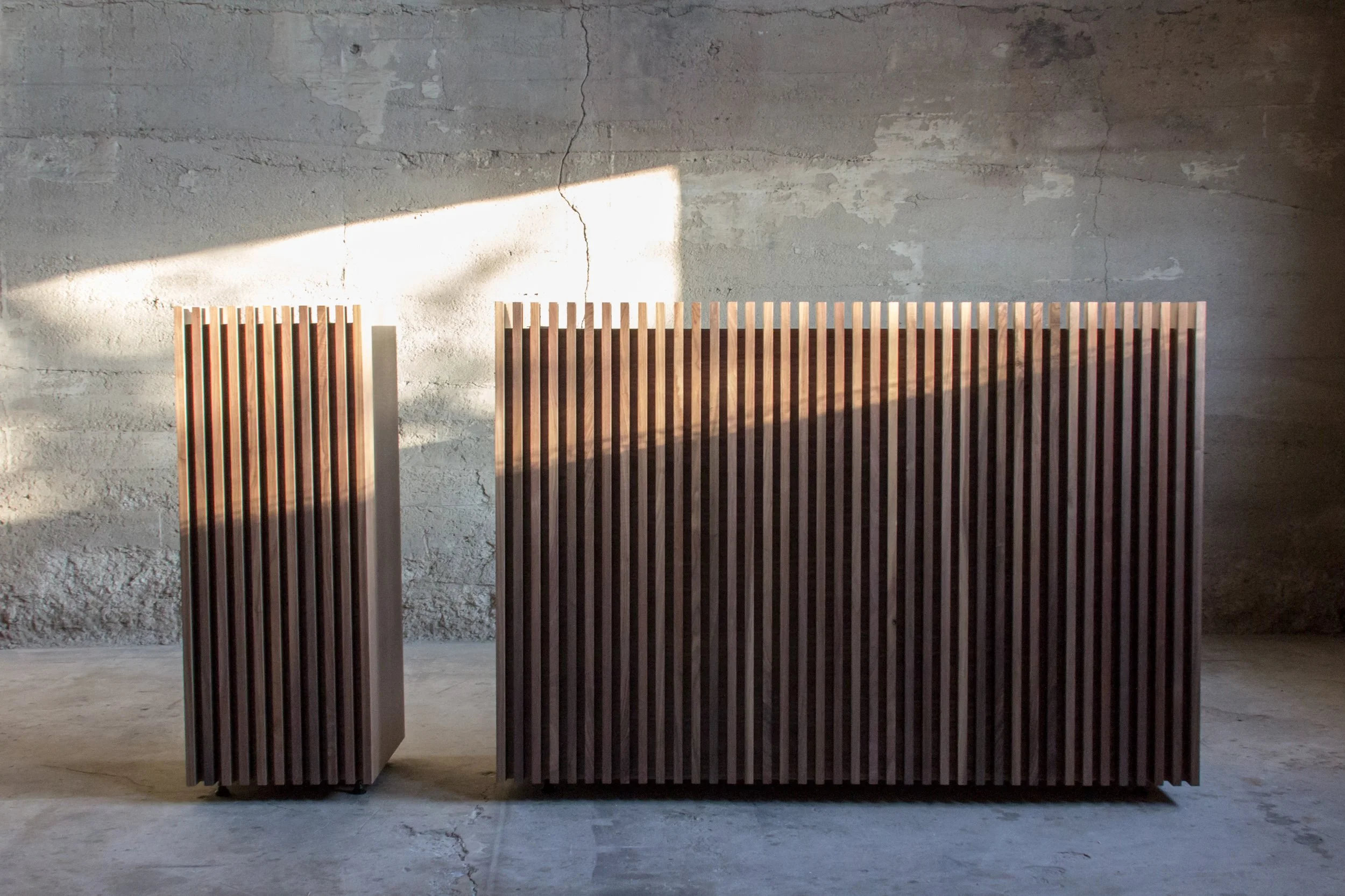 Wood slat host stand made in Detroit — SYNECDOCHE: a boldly curious ...