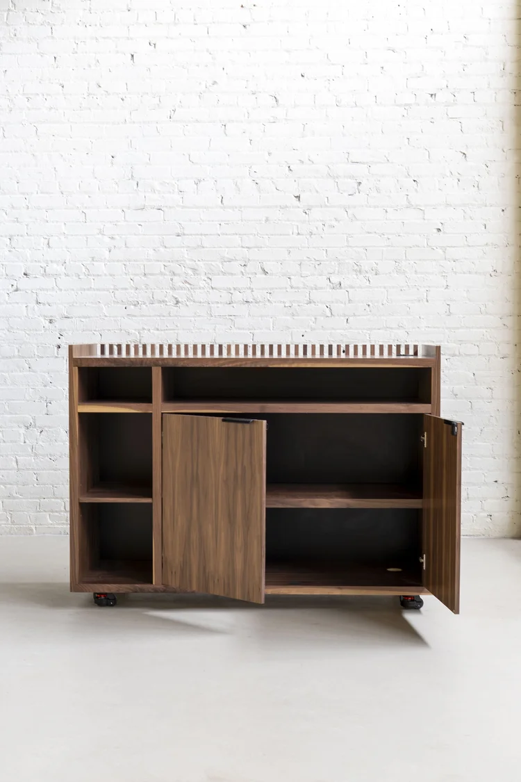 Modern Wood Hospitality Host Stand — SYNECDOCHE: a boldly curious ...