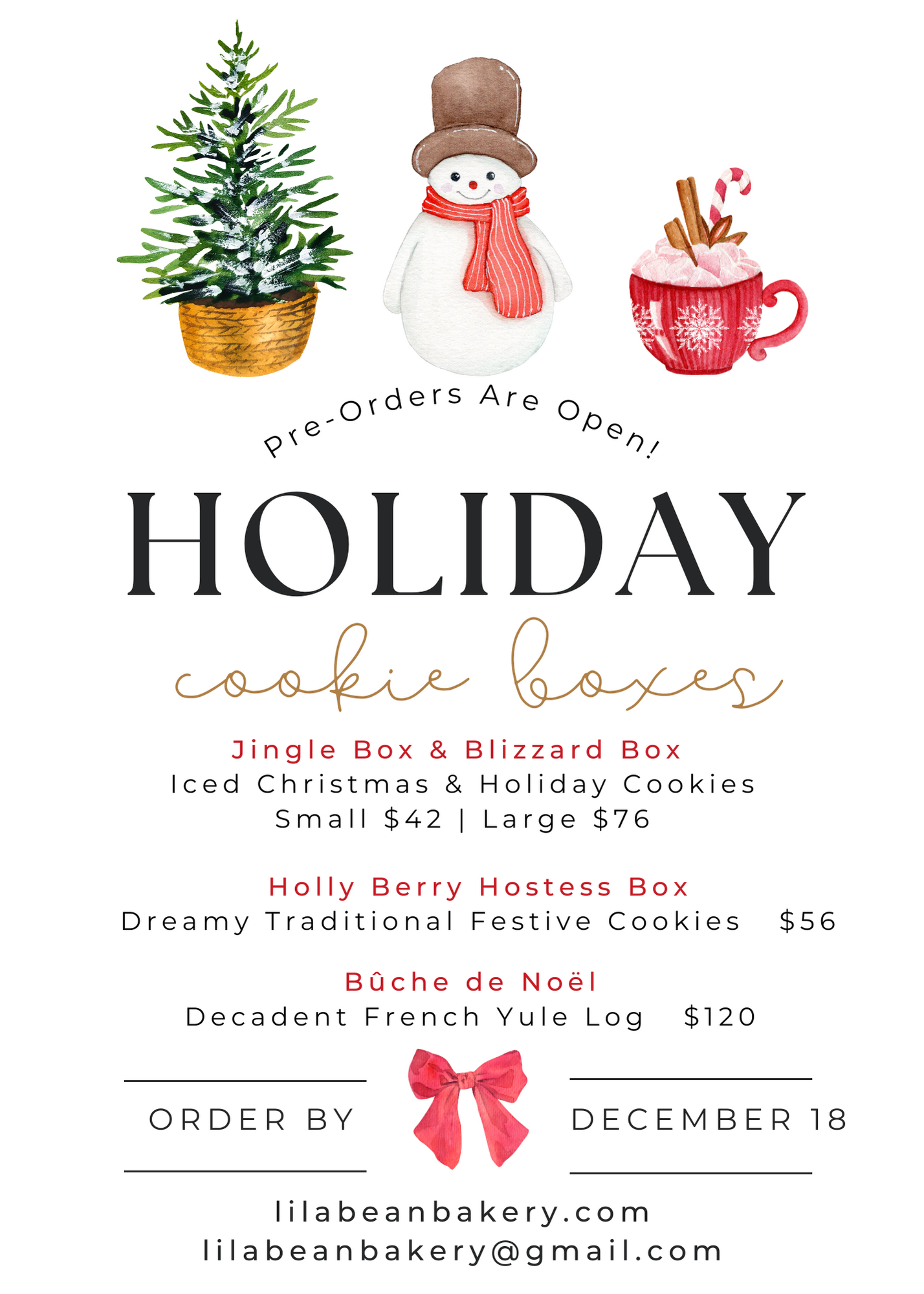 Menu — Lila Bean Bakery