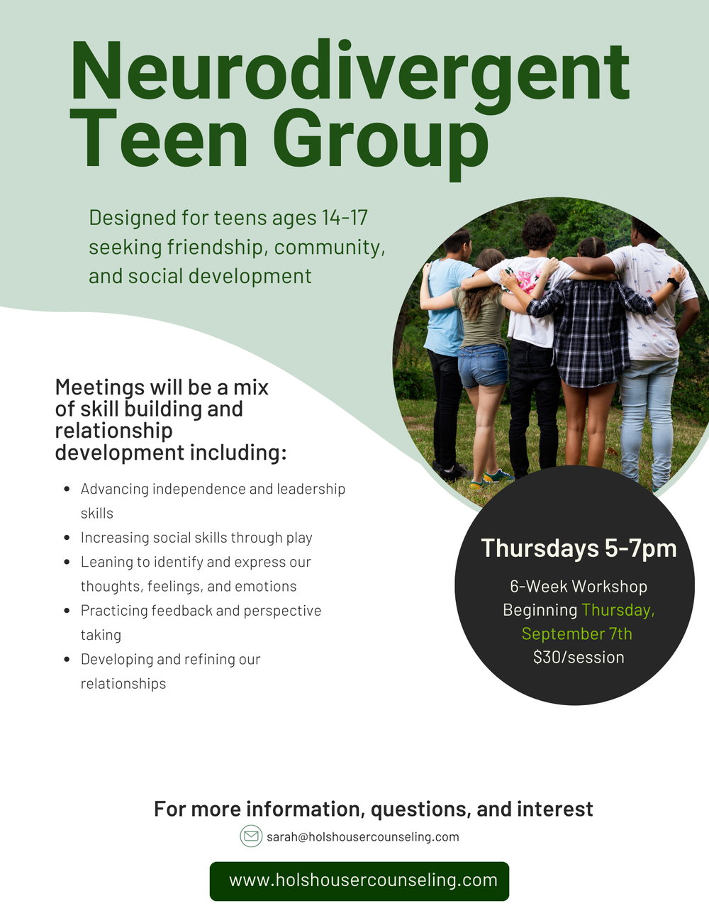 Neurodivergent Teen Group — Village