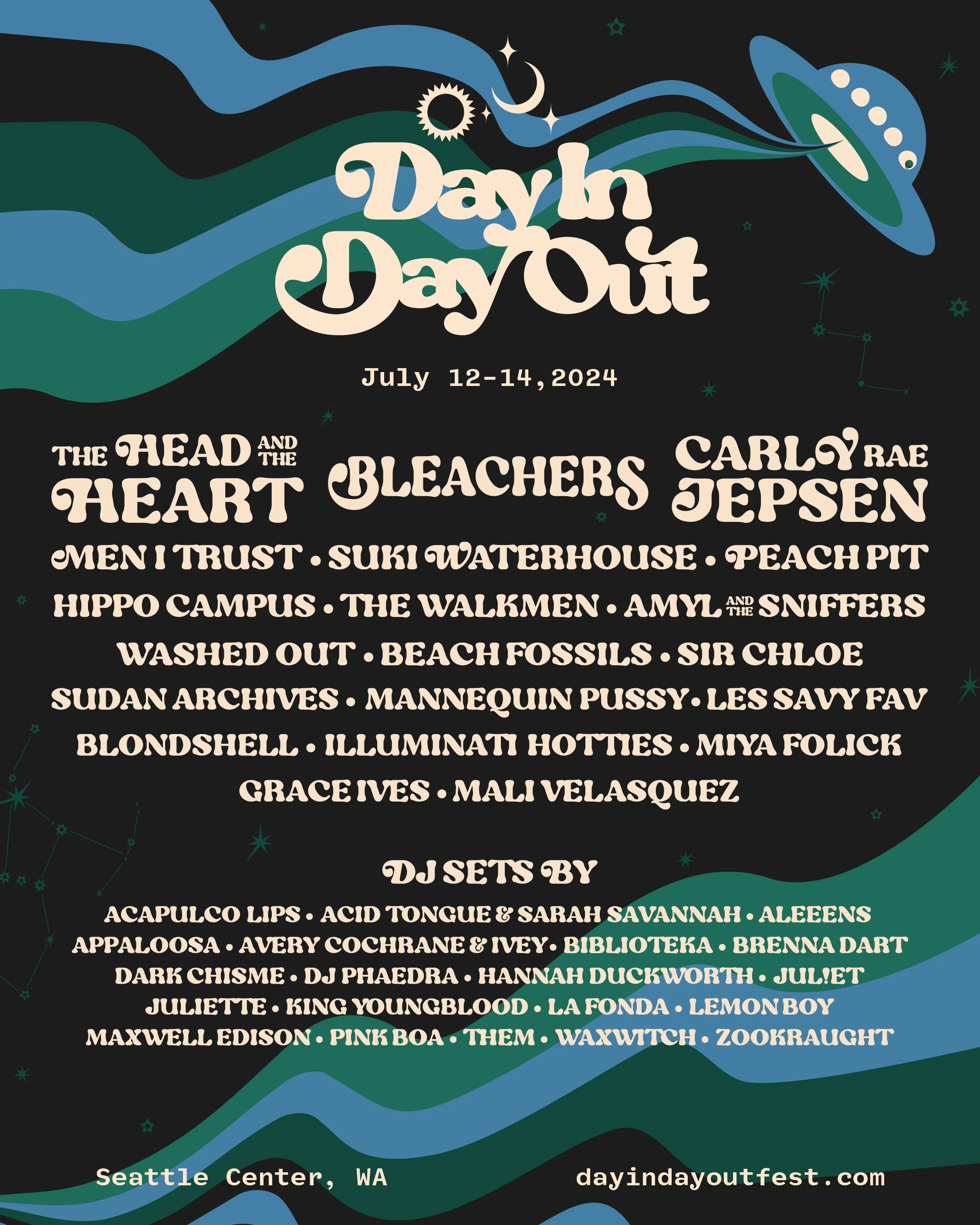 PAST LINEUPS — DAY IN DAY OUT