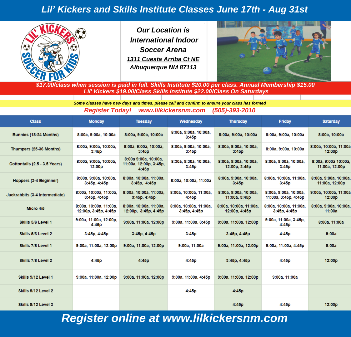 Skills Institute — Lil’ Kickers