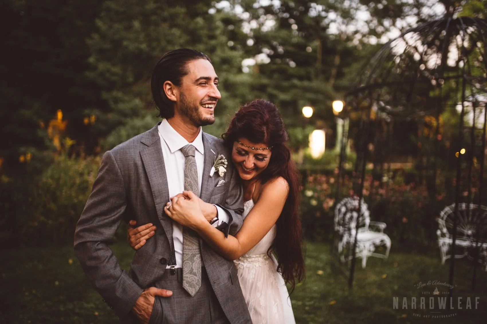 Val + Brandon’s Burlap & Bells Wedding