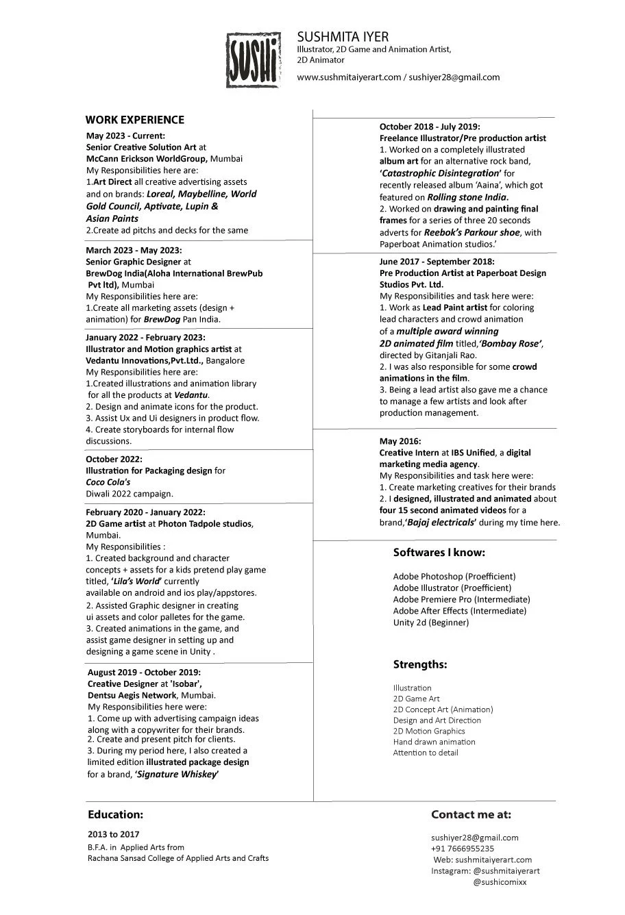 Contact — Sushmita Iyer