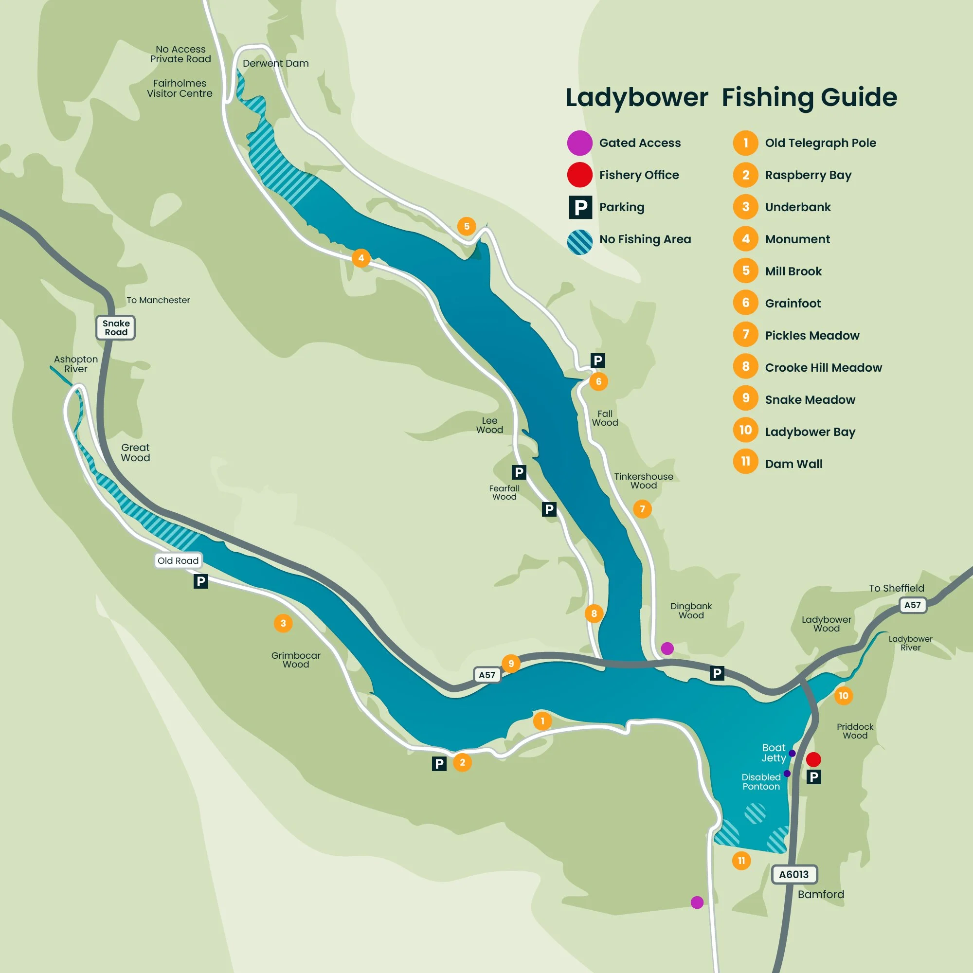 Bank Fishing — Ladybower Fisheries