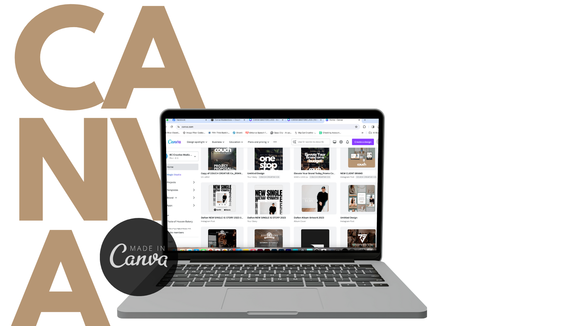 Canva Masterclass Couch Creative Co