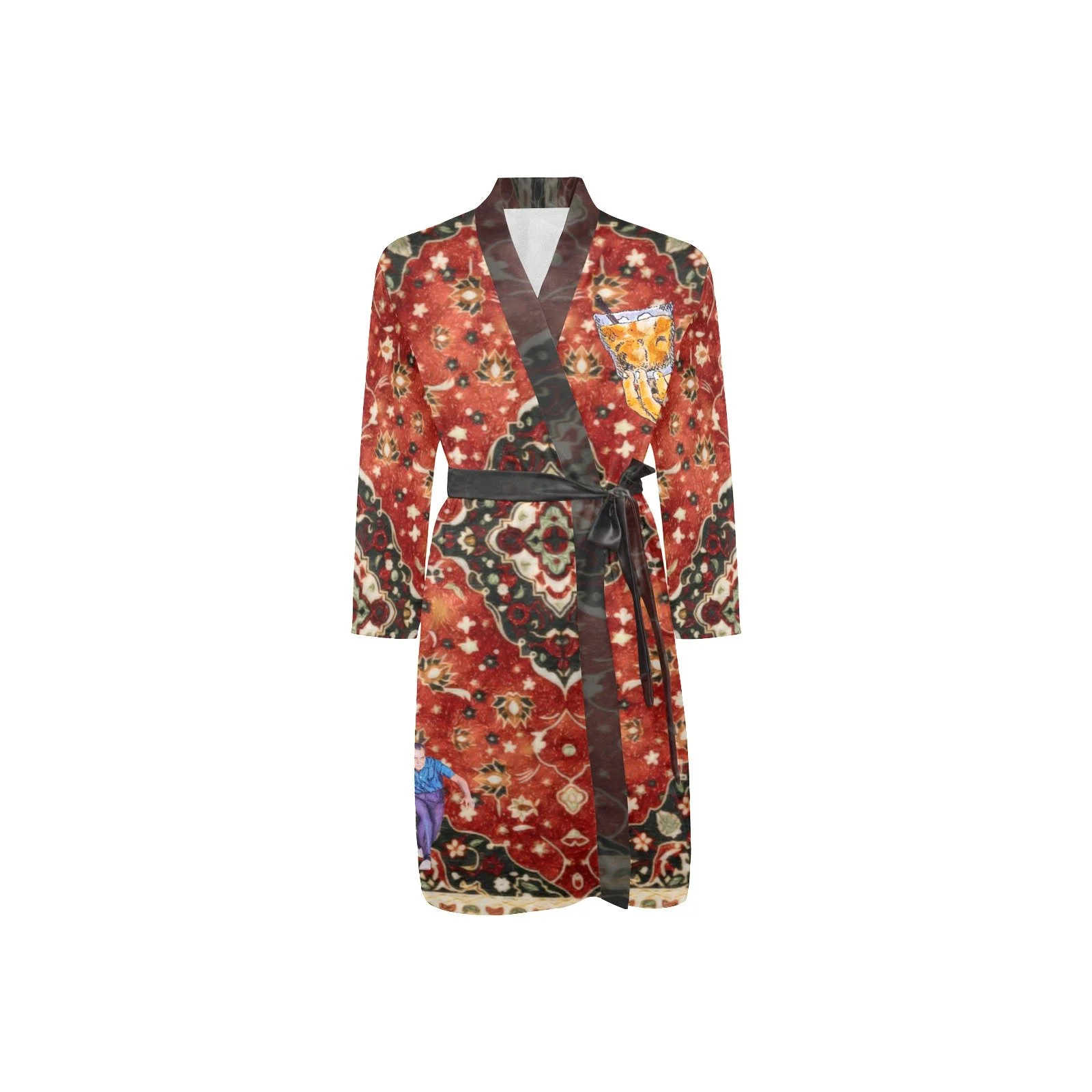 The Big Lebowski "Zen Dude" Watercolor Persian Rug Artisan Bowling ...