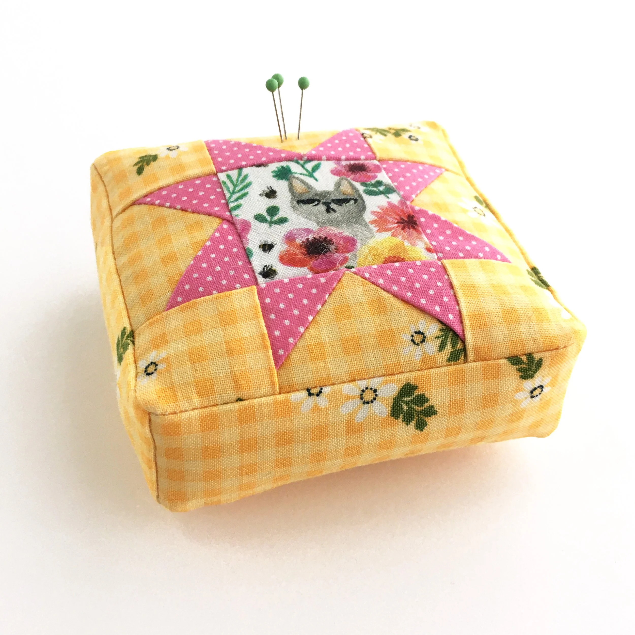 Rose Pincushion Cuff PDF Sewing Pattern — michellepatterns.com