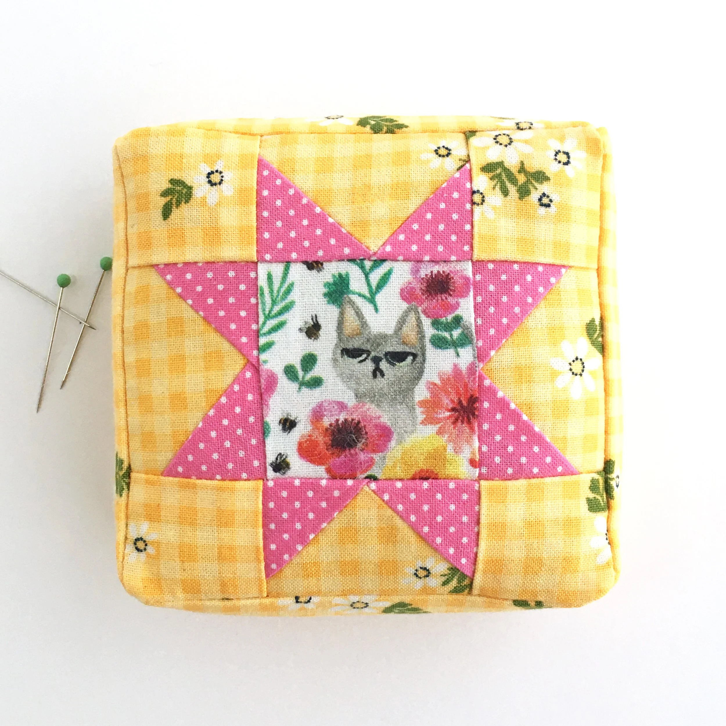 Rose Pincushion Cuff PDF Sewing Pattern — michellepatterns.com