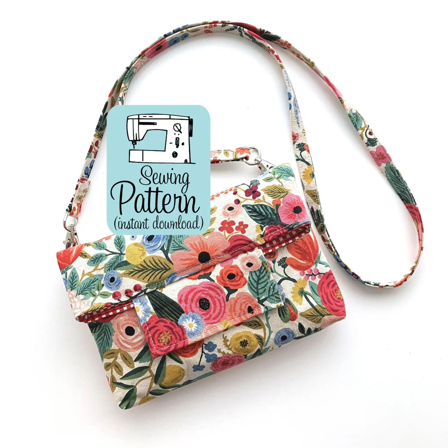 Two Pocket Wallet PDF Sewing Pattern — michellepatterns.com