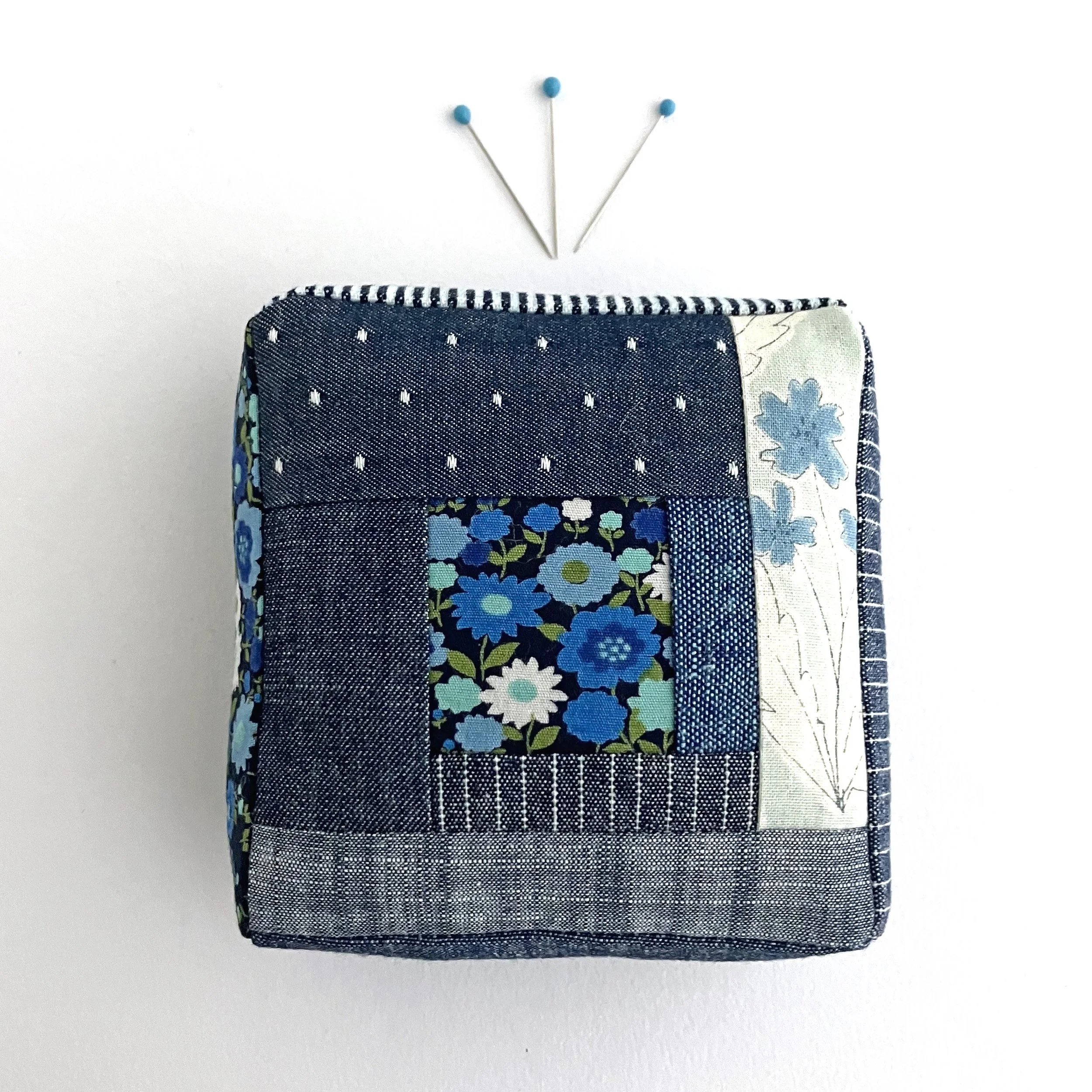 Sawtooth Star Pincushion PDF Sewing Pattern — michellepatterns.com