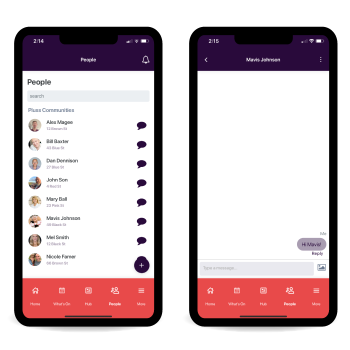 Pluss Communities User Guide - People Feature