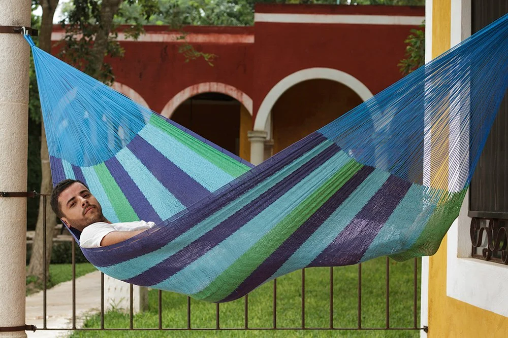 Oceanica | Hand-Woven | Authentic Cotton Mexican Hammock — Mexican ...