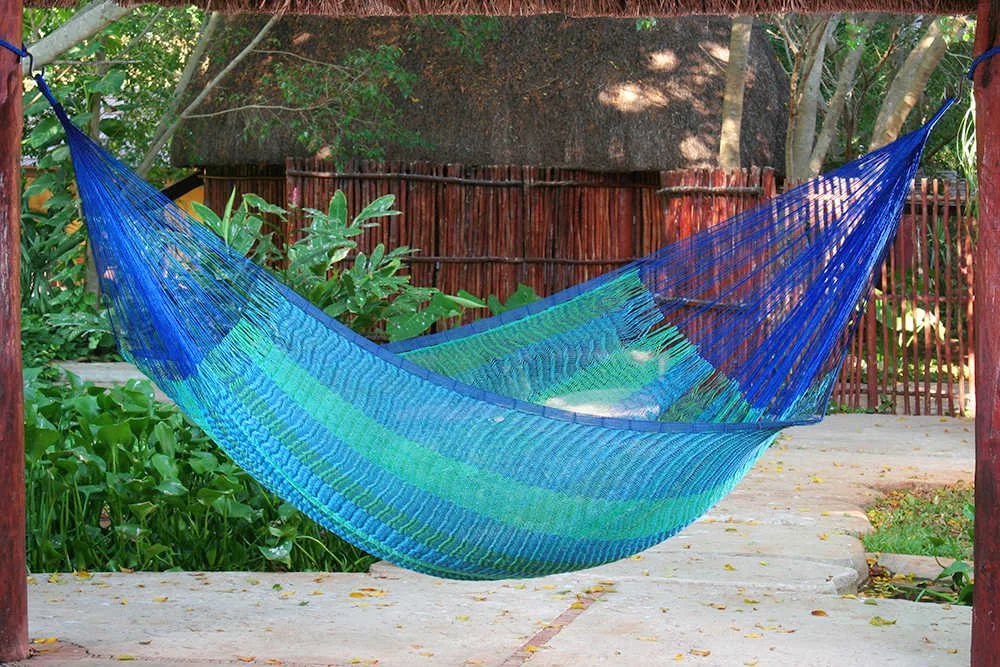 Caribe | Hand-Woven | Authentic Cotton Mexican Hammock — Mexican ...