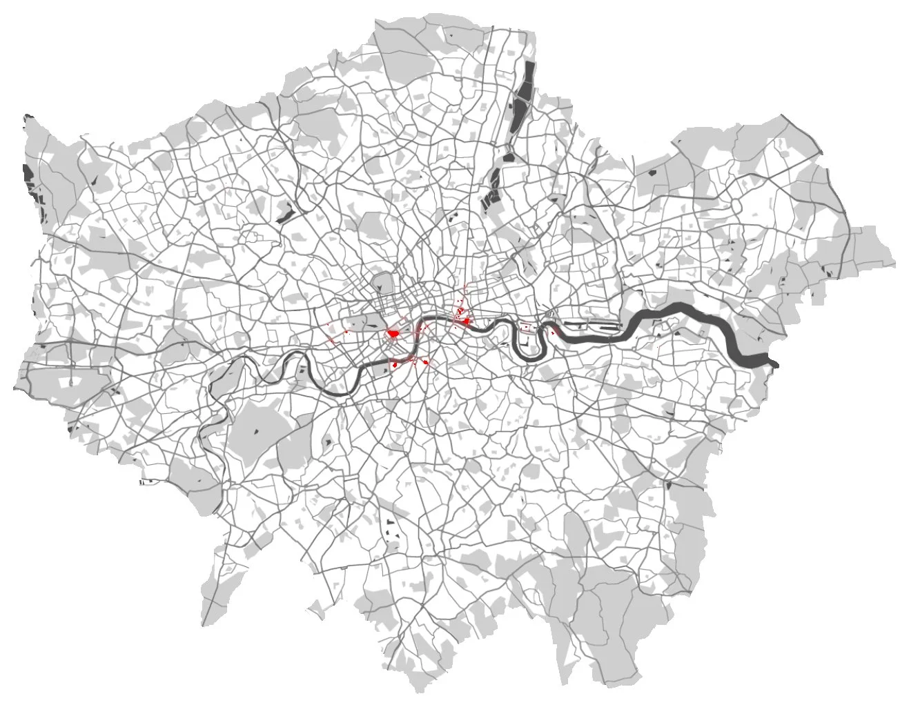 Drawing All Of London - Progress