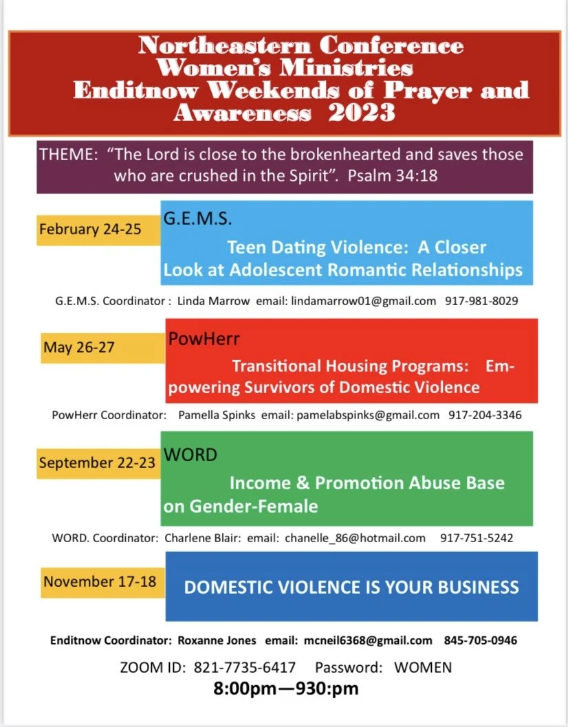 General 1 — Women's Ministries of The Northeastern Conference of SDA