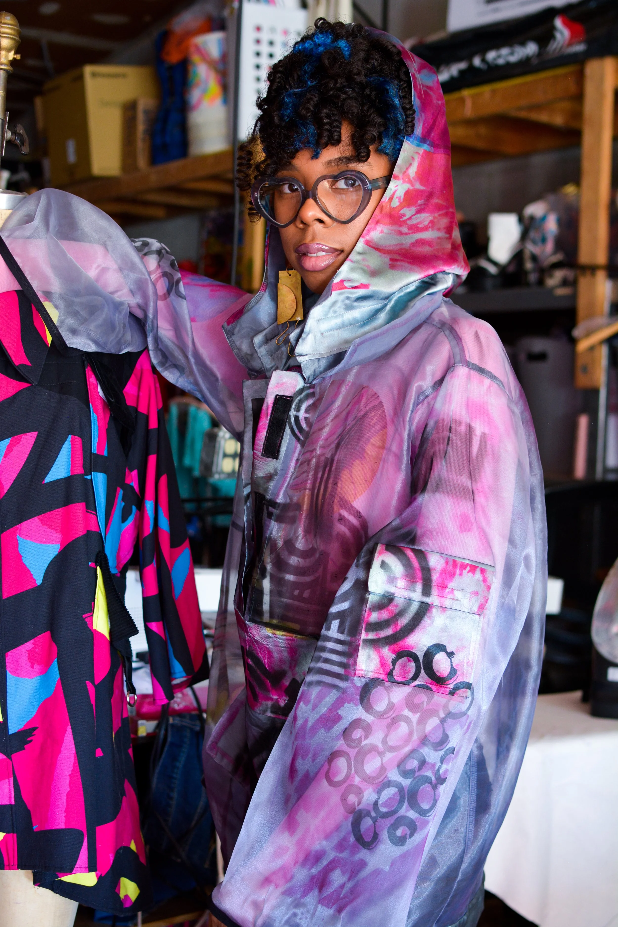 Sheer Texture with VELCRO® Brand SLEEK & THIN™ Fasteners — WHITNEYMANNEY