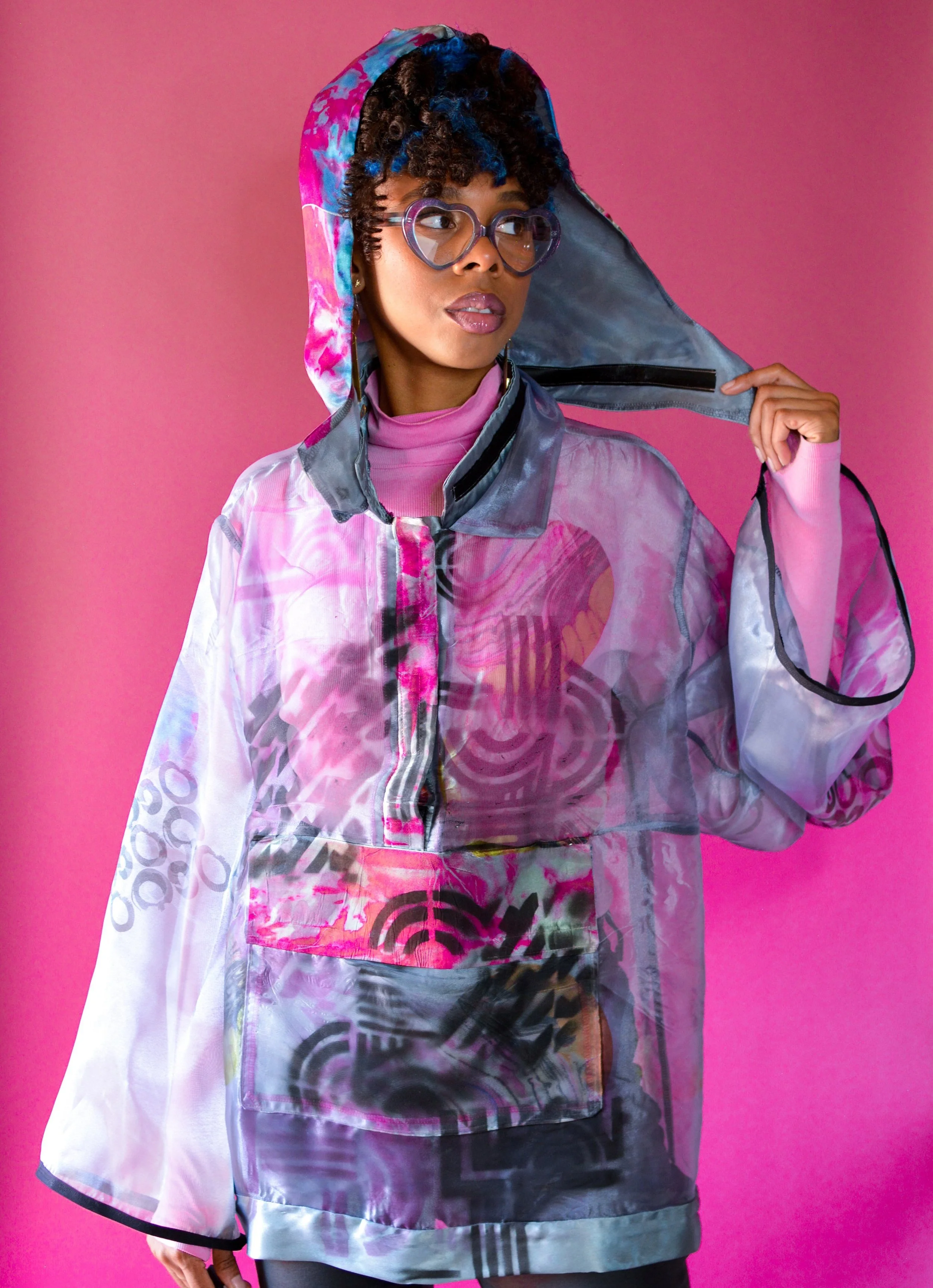 Sheer Texture with VELCRO® Brand SLEEK & THIN™ Fasteners — WHITNEYMANNEY