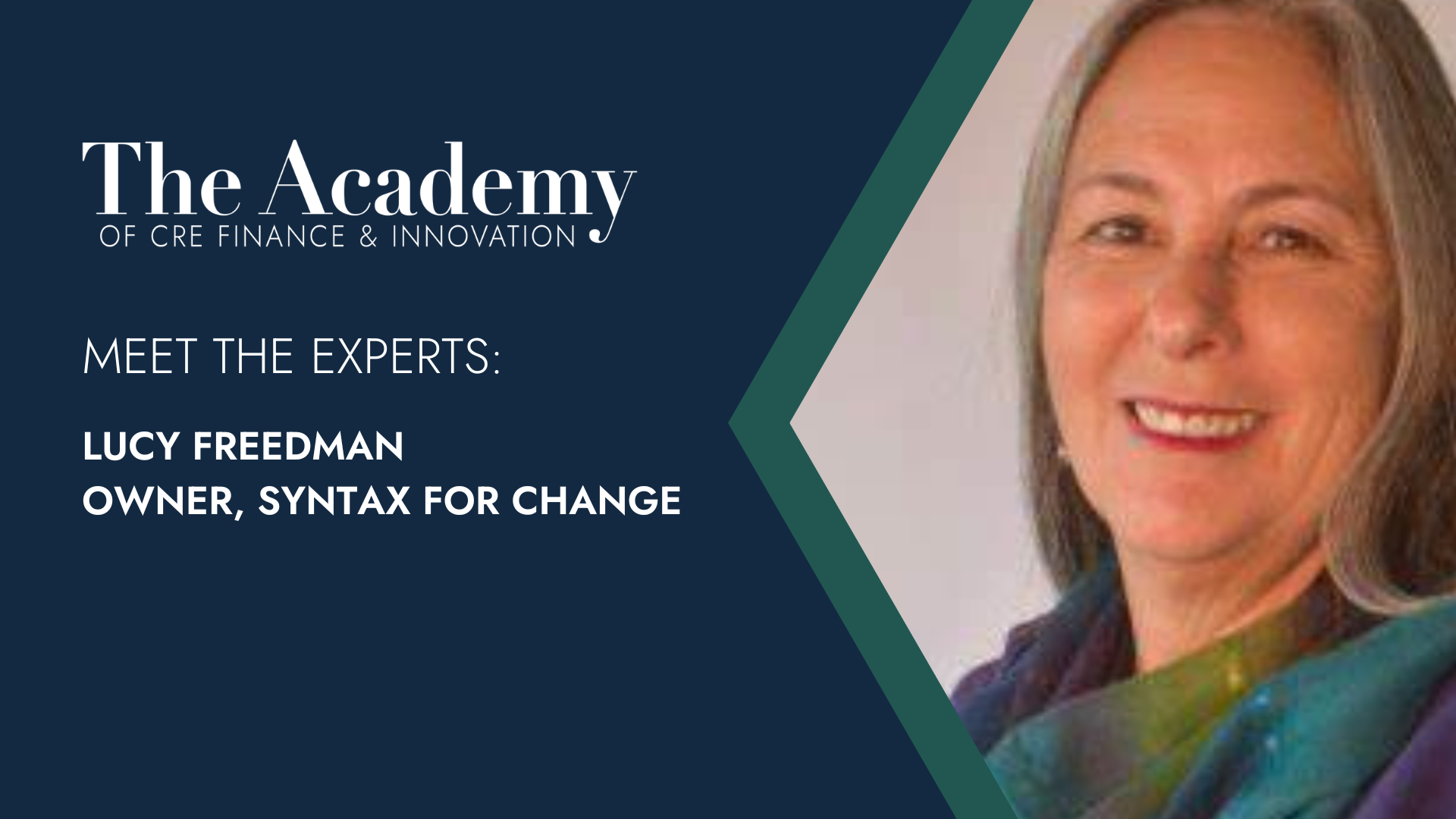Meet the Experts: Lucy Freedman, Owner, Syntax for Change — The Academy ...