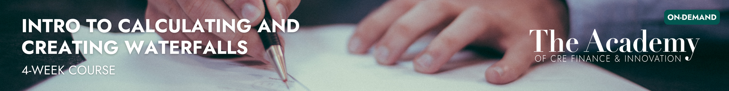 Calculating & Creating Waterfalls — The Academy of CRE Finance & Innovation