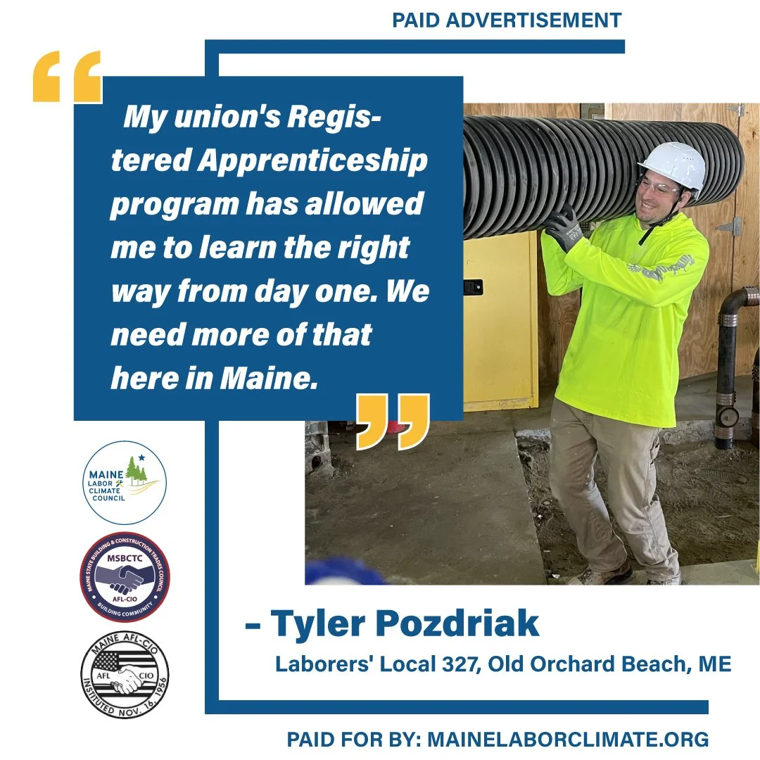 Offshore Wind Power Campaign — Maine Labor Climate Council