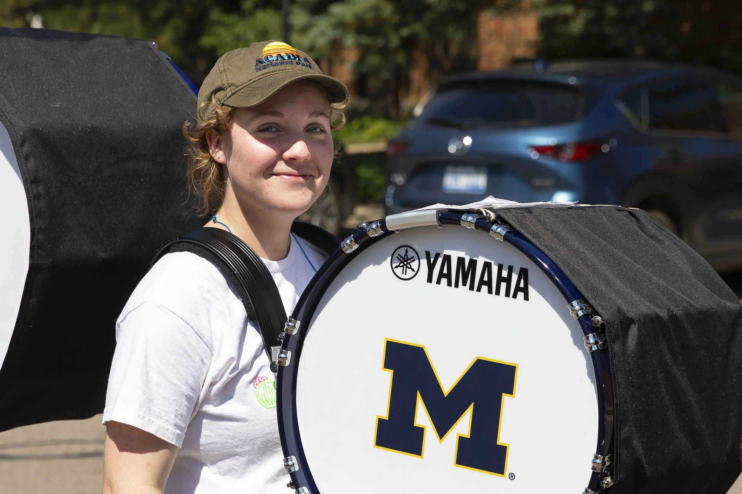 Student Spotlight: Julia Watt, Bass Drum — Michigan Marching Band