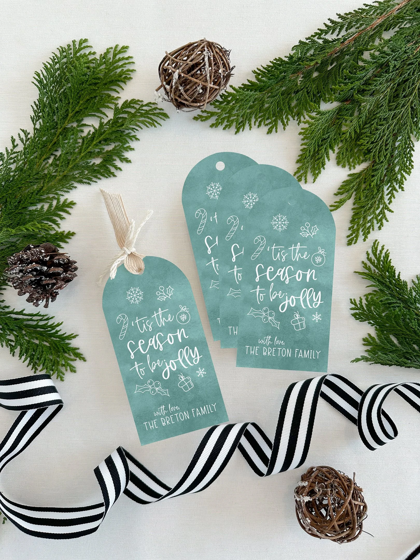 Oh Christmas Tree Gift Tags | Crafty Paper Co