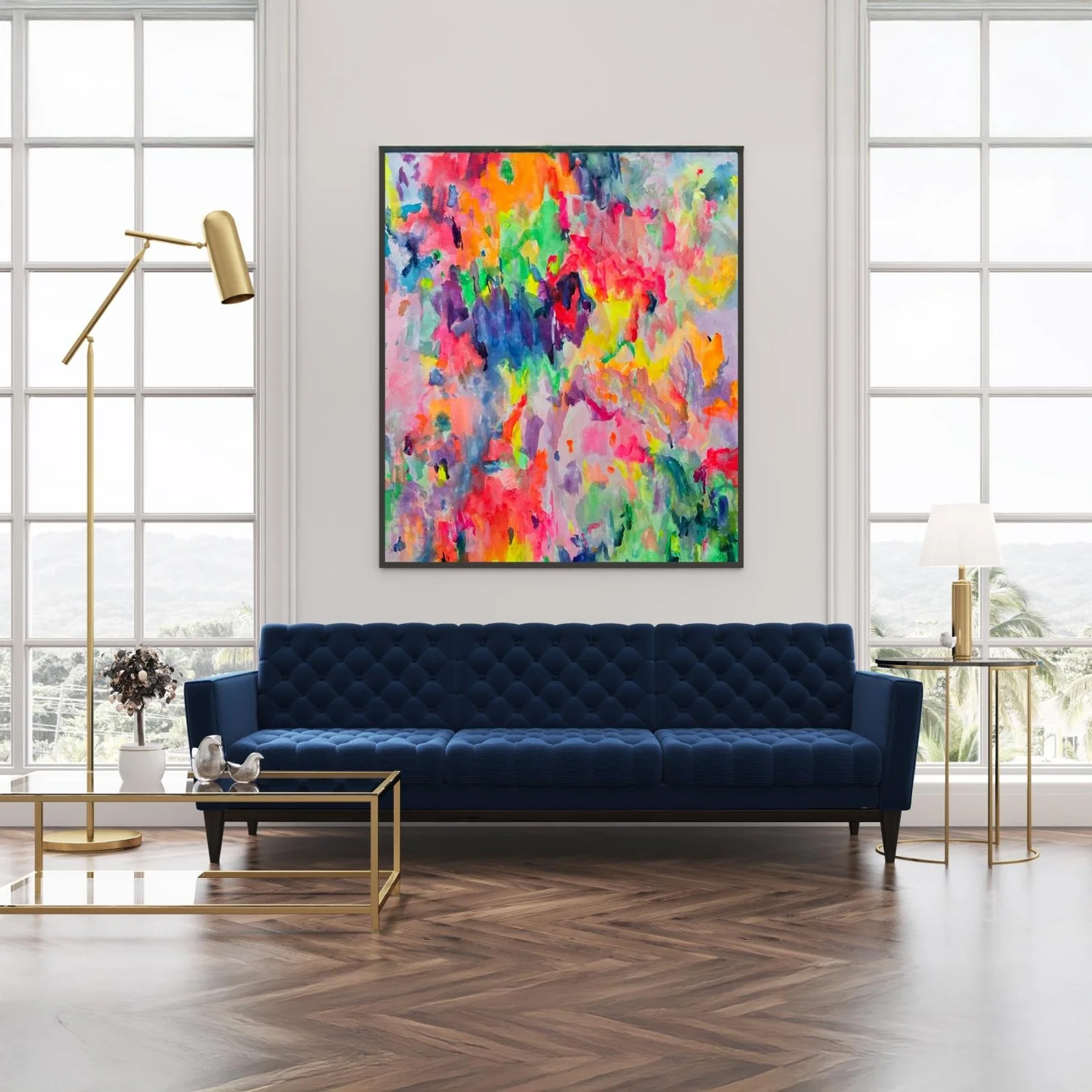 Red Iris – Vibrant Abstract Watercolor Wall Art — Nick Horvath
