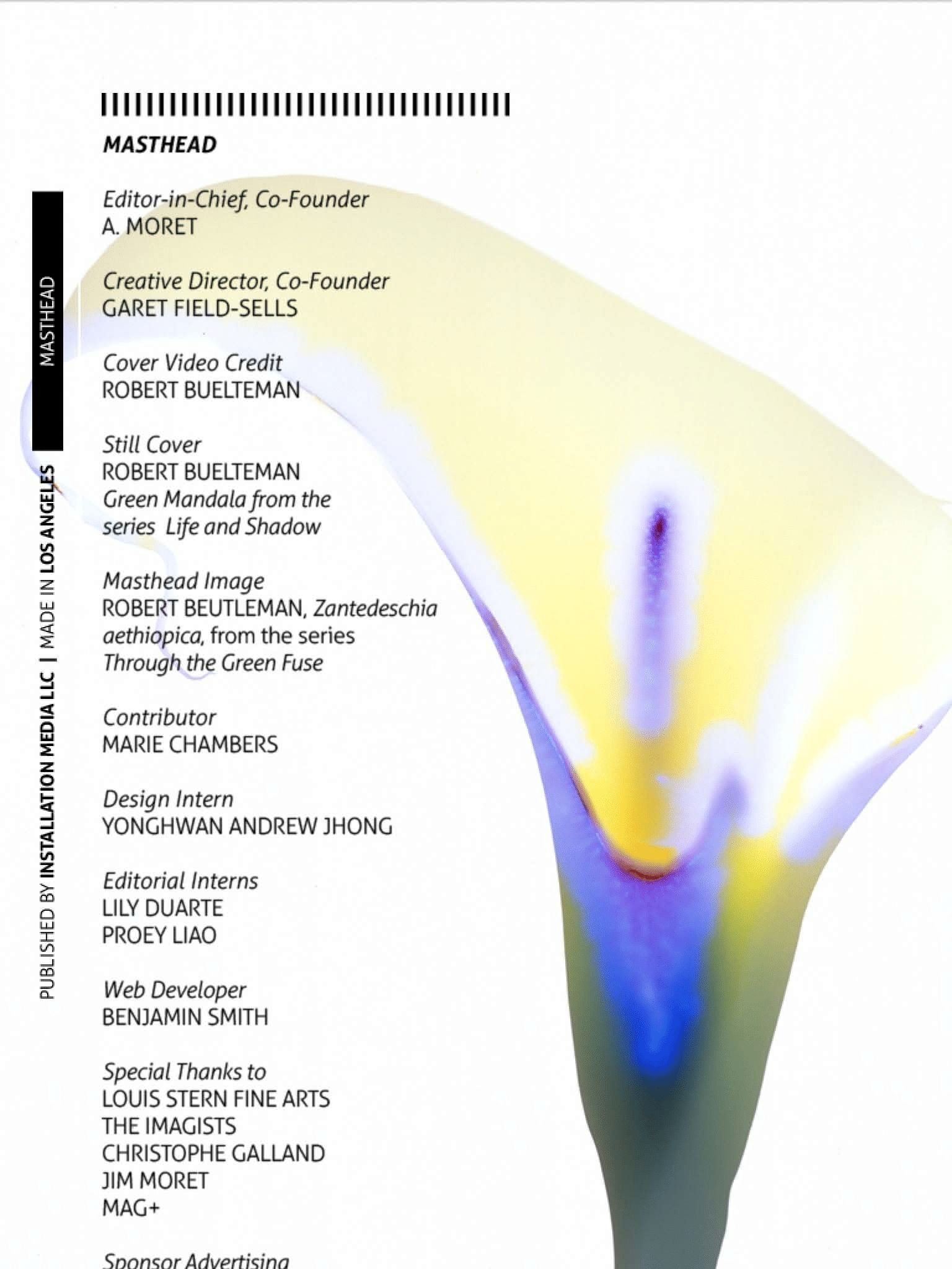 Installation Magazine — Buelteman Studio