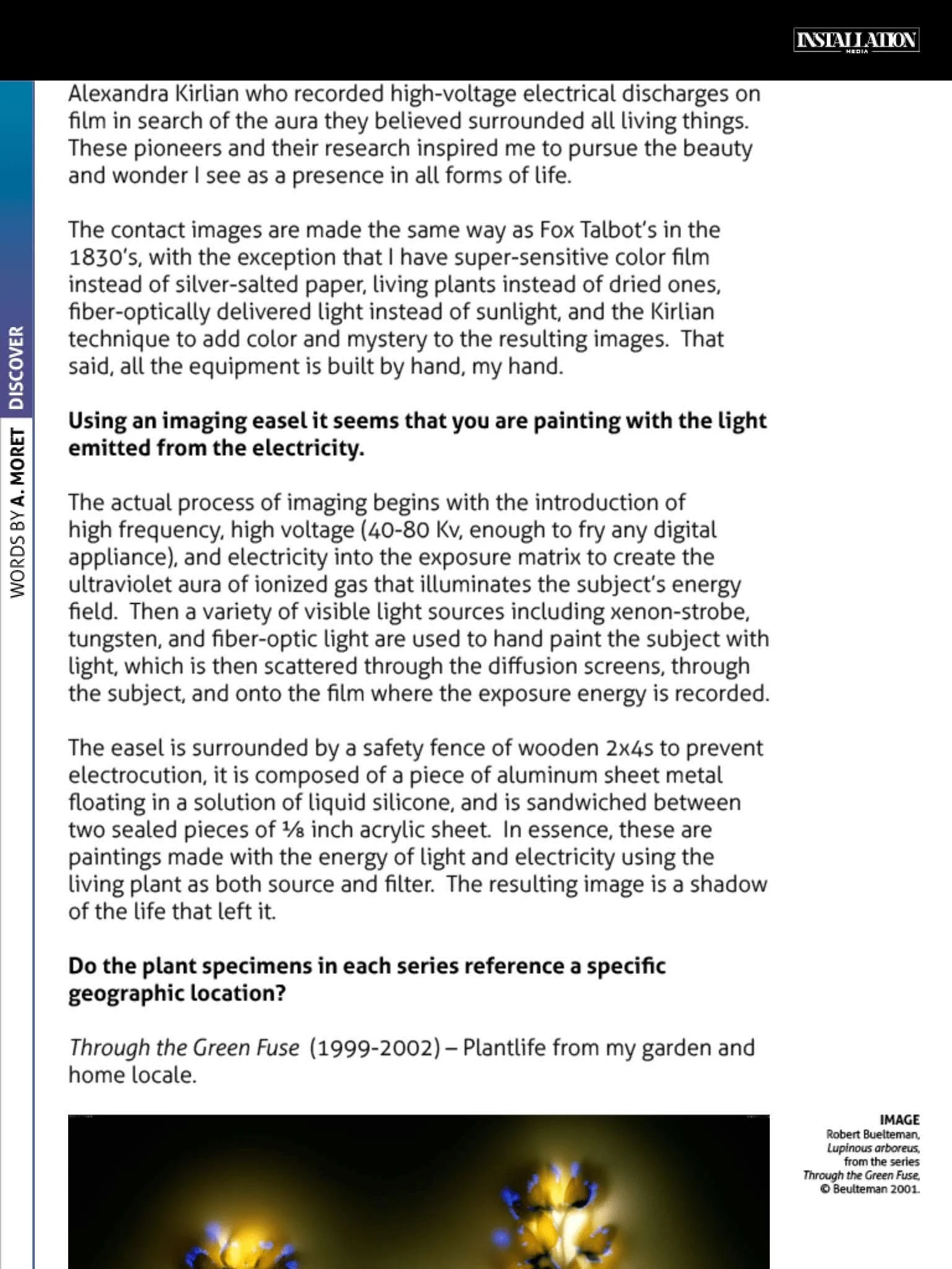 Installation Magazine — Buelteman Studio