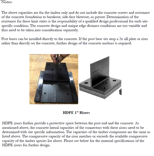 Connext Post & Beam Engineering Specifications — Connext Post & Beam