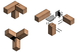 Multi-Beam Connectors Including Corner, Splice and 3-Way — Connext Post ...