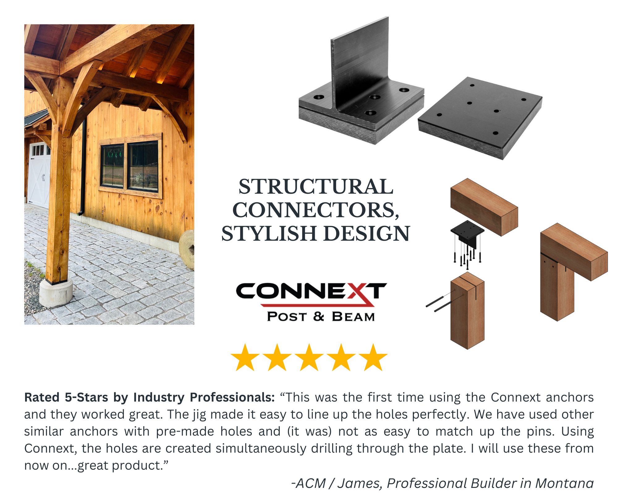 The Advantages of 6061 Aluminum Connectors — Connext Post & Beam