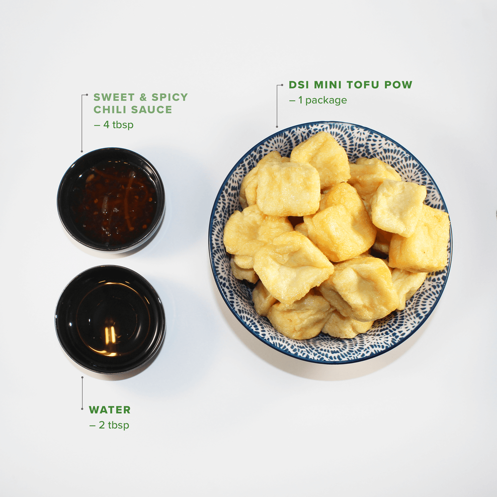 Sweet & Spicy Mini Tofu Pow — DSI Food Calgary