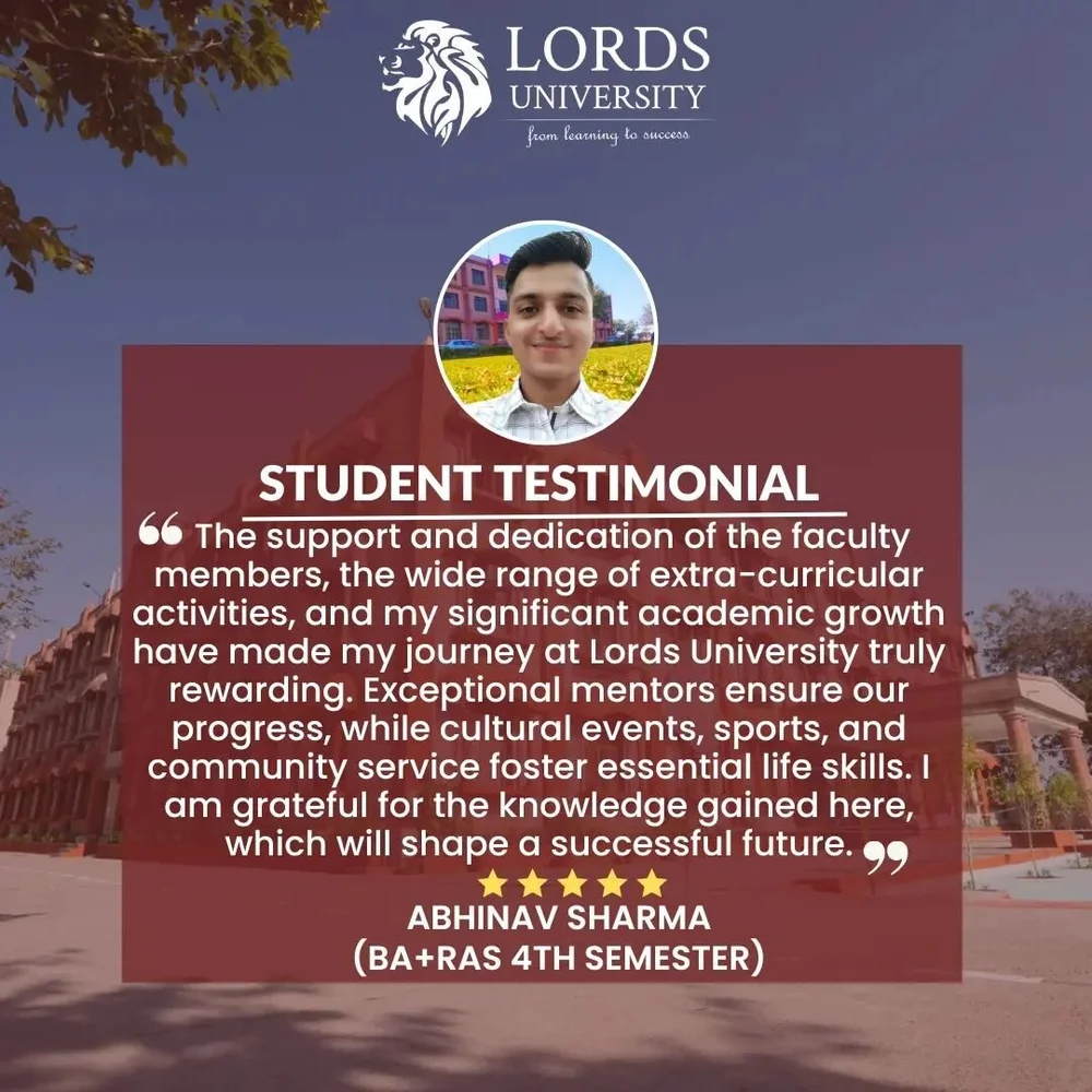Lords University: Leading college for B.sc and M.sc degree