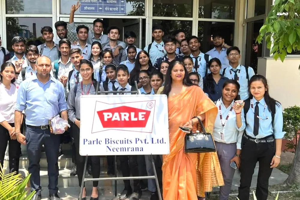 Industrial Tour by Lords Students - Visiting the Parle-G factory