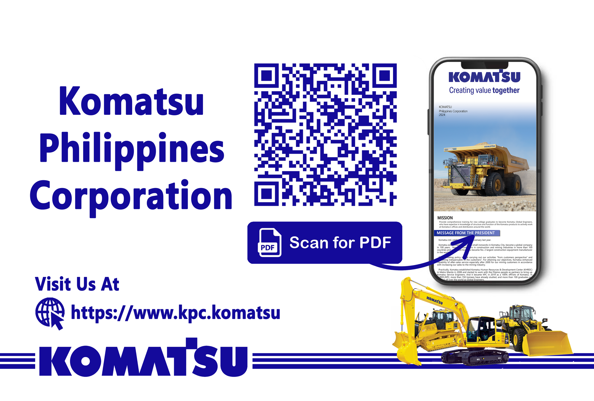KPC Brochure — Komatsu Philippines Corporation