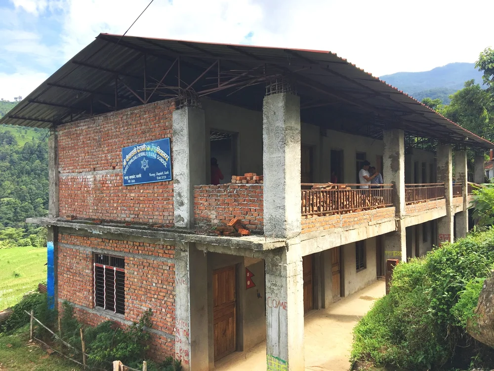 Shree Pipaldali Deurali Basic School in Barang, Kaski — Pahar Trust Nepal