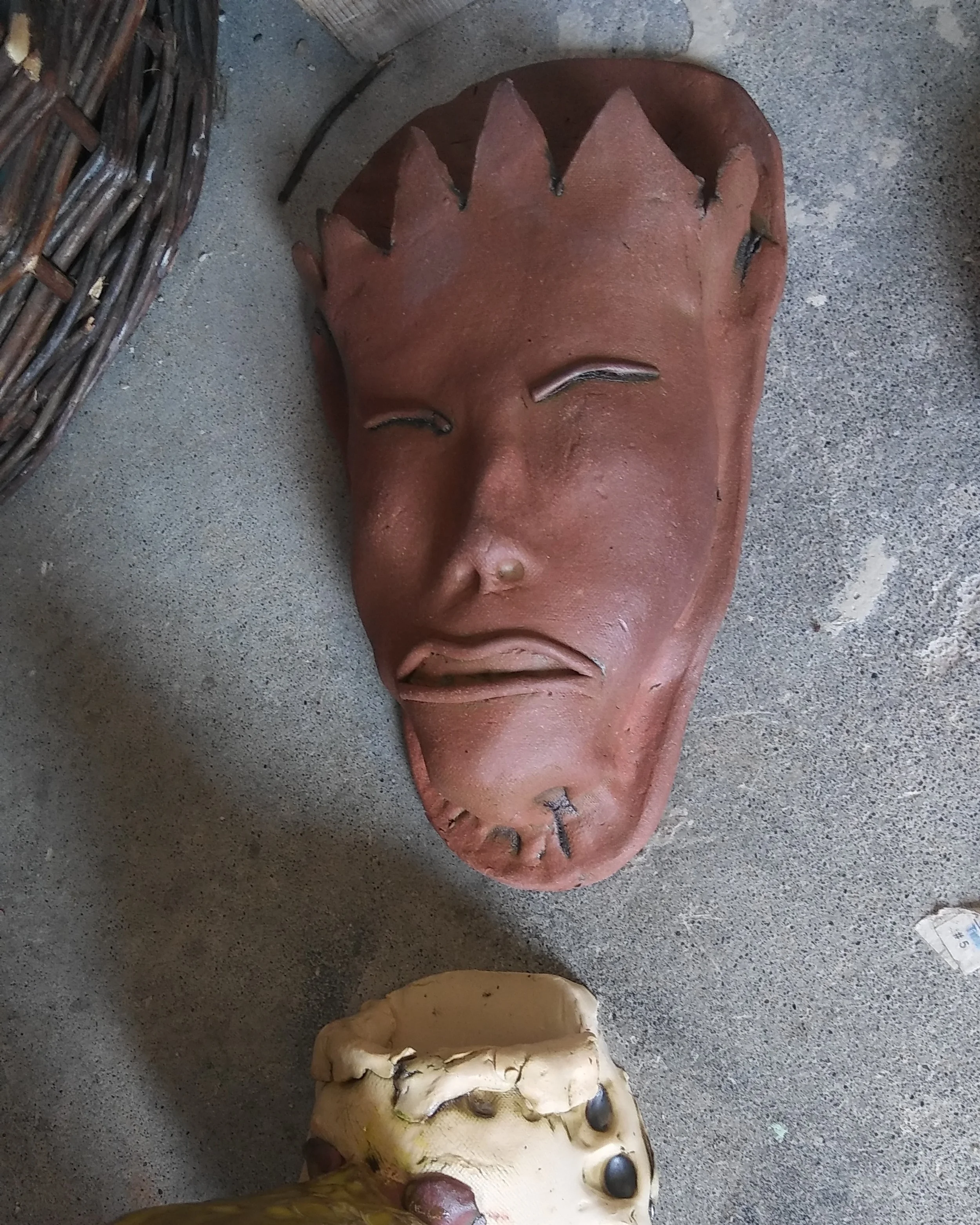 Ceramic Face Pots — Schack Art Center