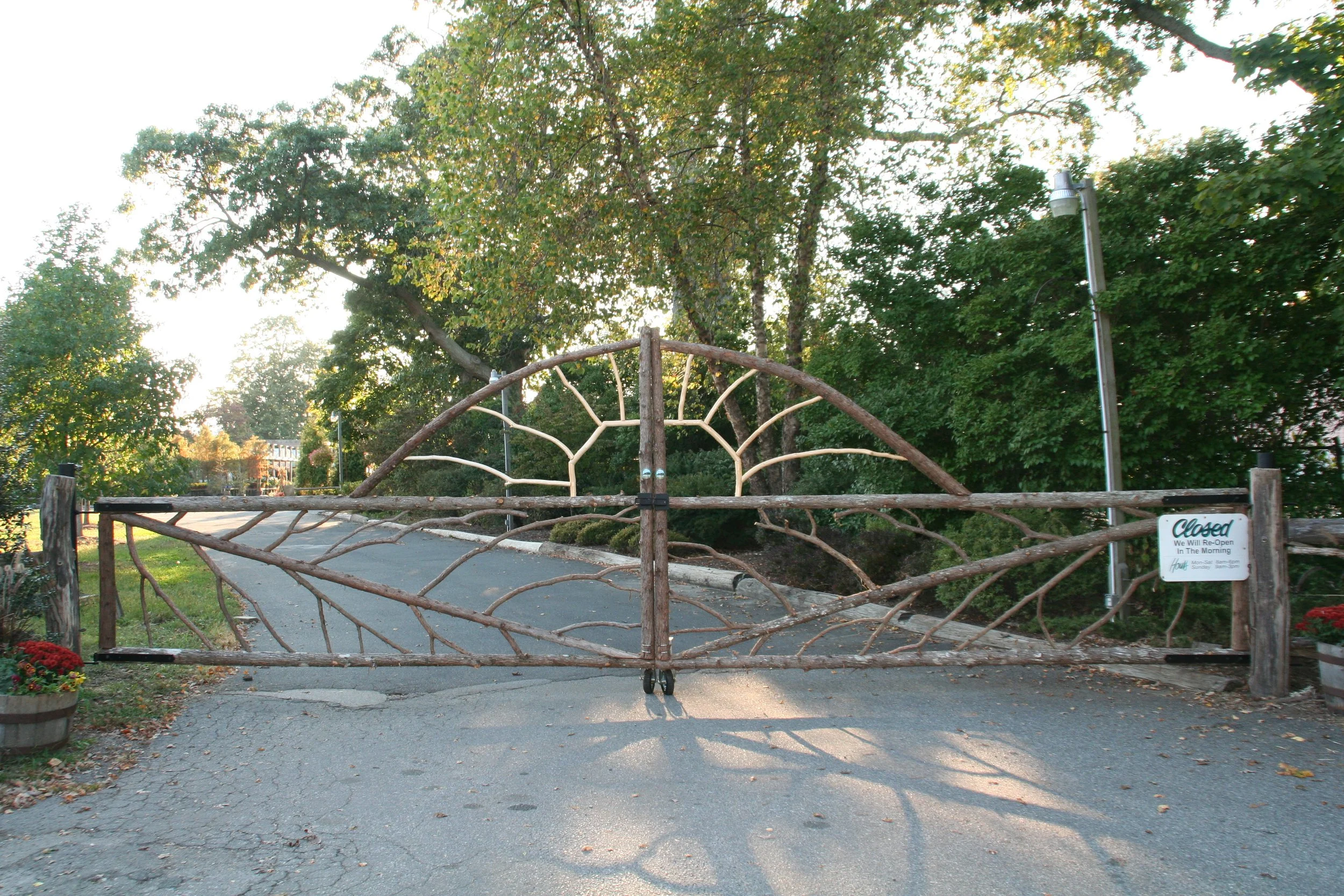 Rustic Gates - Garden and yard gates — Adirondack Fence and Rail