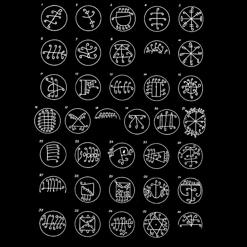 Sigils of the 36 Decans — Orphic Astrology
