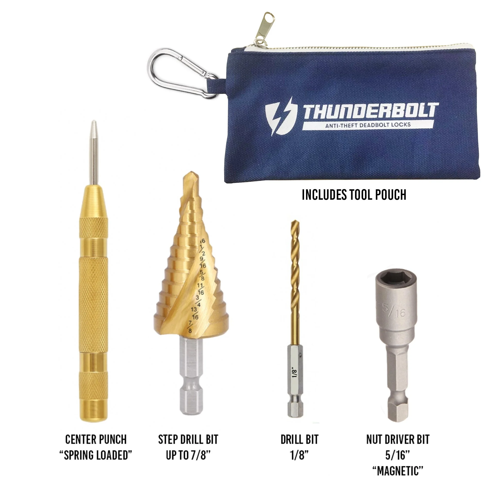 Thunderbolt Anti-Theft Deadbolt Locks secure work vans, adventure vans ...