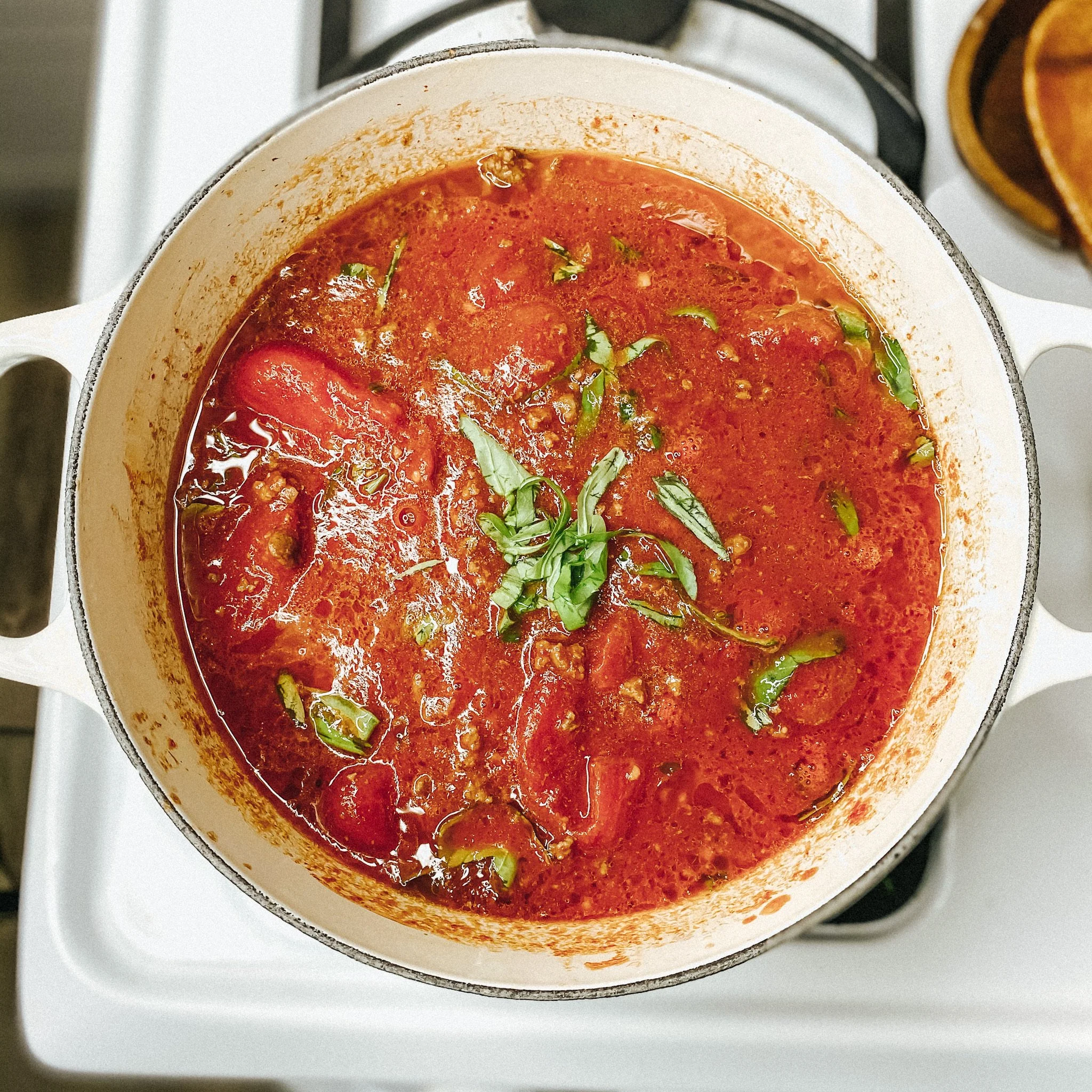 mama bear's easy red meat sauce recipe — cerriously